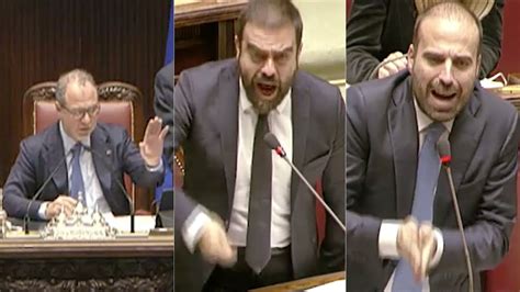 Fax Bagarre Alla Camera Per La Comunicazioni Sulla Manovra Del