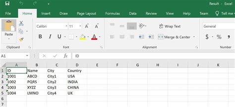 read and write excel file in c core using npoi