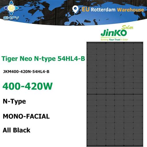 Jinko Full Black Tiger Neo N Type Hl B W W W W W