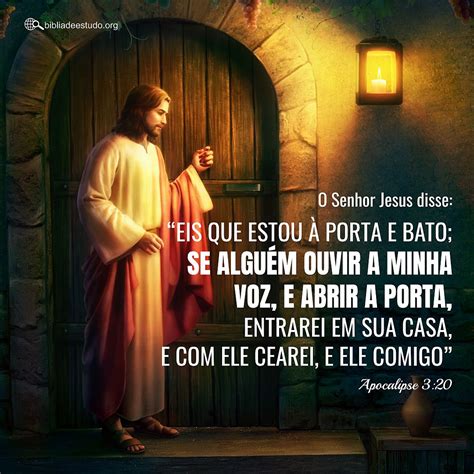 Batendo Porta O Senhor Jesus Bateu Porta Do Meu Cora O