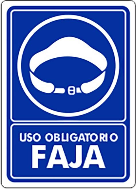 Uso Obligatorio De Faja VELTA CONTRA INCENDIO Y SEGURIDAD