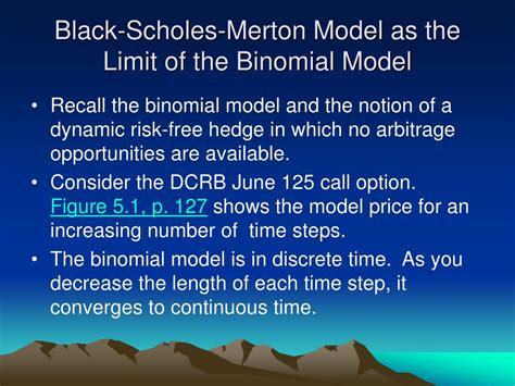 Ppt Chapter Option Pricing Models The Black Scholes Merton Model