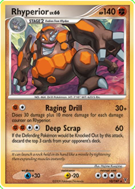 Rhyperior Platinum Supreme Victors Pokemon Card