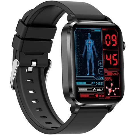 SMARTWATCH ZEGAREK Z FUNKCJĄ POMIARU CUKRU GLUKOZA KROKI CIŚNIENIE MENU