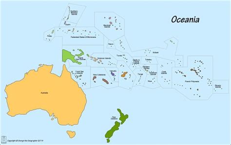 Oceania Map Diagram Quizlet
