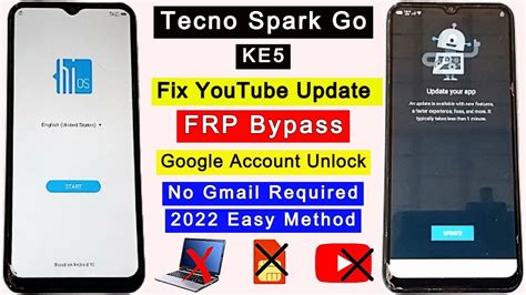 Tecno Spark Go FRP Bypass All Tecno FRP Bypass Fix