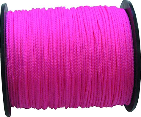CORDEAU POLYPRO ROSE FLUO 1 5MM 100M FORGES DE MAGNE 383769