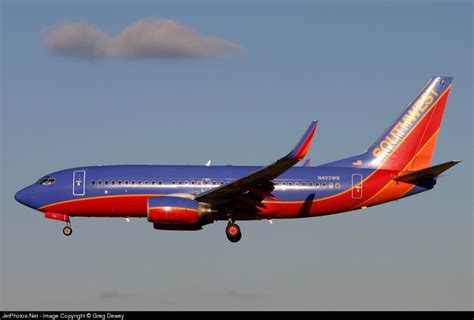 N403WN Boeing 737 7H4 Southwest Airlines Greg Dewey JetPhotos