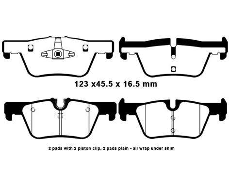 EBC B07 Bremsen Kit Hinten Beläge Scheiben für BMW 1er F20 21 2er 3er