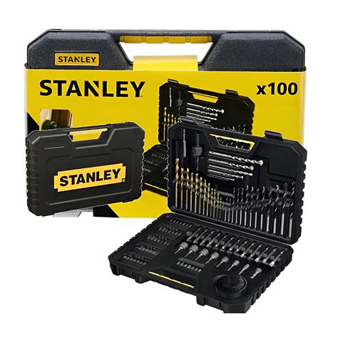 Set De Brocas Y Puntas X 100pz STANLEY STA7205 XJ GMR
