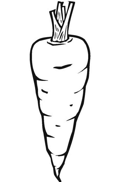 Coloriage carotte gratuit à imprimer