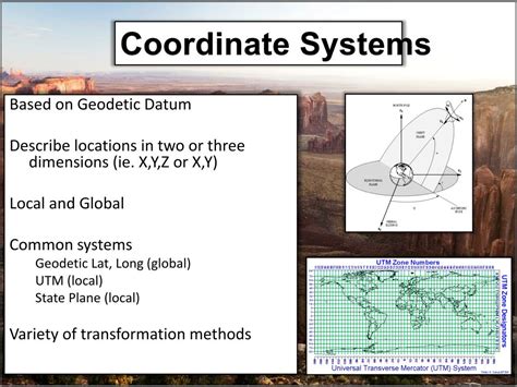 PPT Projections Datum And Coordinate Systems PowerPoint