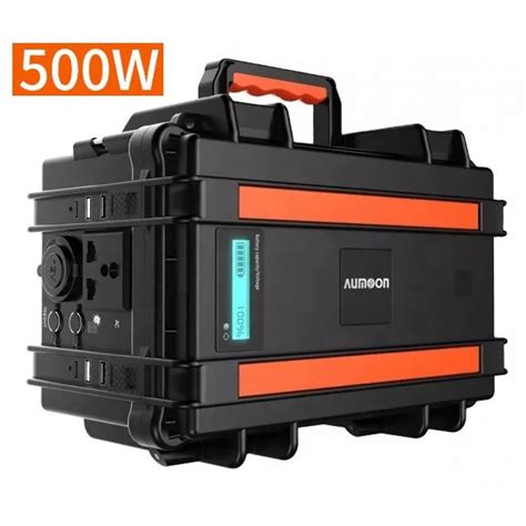 Portable Power Station AUMOON 500W Peak 1000W SGR PPS500 4 With