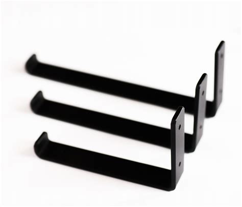 Wspornik uchwyt do półki metal czarny loft 13cm podpórka pod półkę