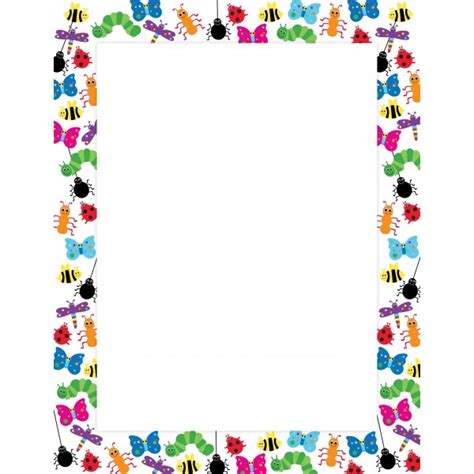 Bug Border Clip Art Library