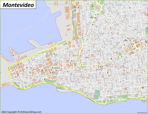 Mapa De Montevideo Uruguay Mapas Detallados De Montevideo