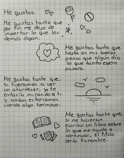 Pin De Mayte Gisselle En Carta Para Decirle A Alguien Q Te Gusta En