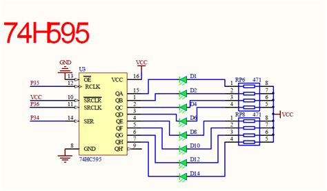 74hc595电路图 千图网