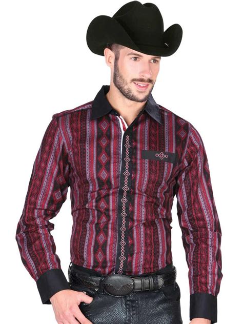 32853 Camisa Casual Caballero El General 100 Cotton Black Ropa