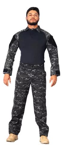 Farda Tática Combat Shirt calça Camuflada Atacs Fg Airsoft