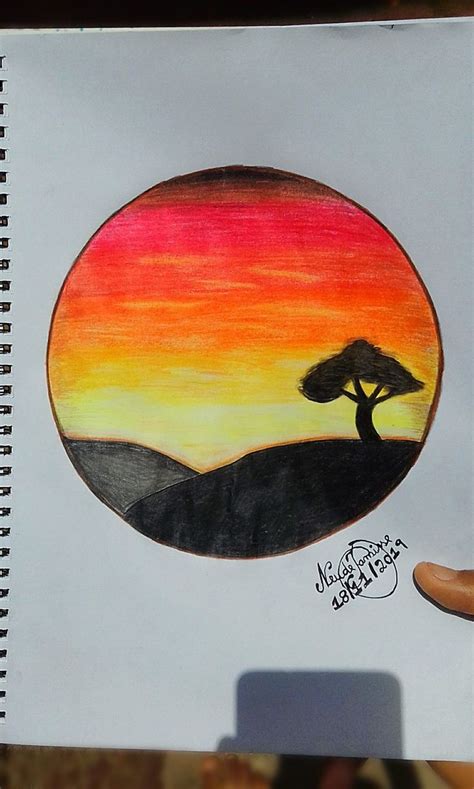 Paisagem Simples Cores Escolar E Barrato Disegni Disegni Geometrici