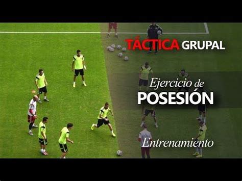 Ejercicio de posesión de balón Entrenamiento fútbol táctico ATAQUE