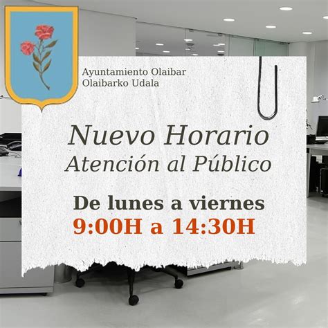 Tenemos Nuevo Horario De Atenci N Al Publico Ahora M S Amplio