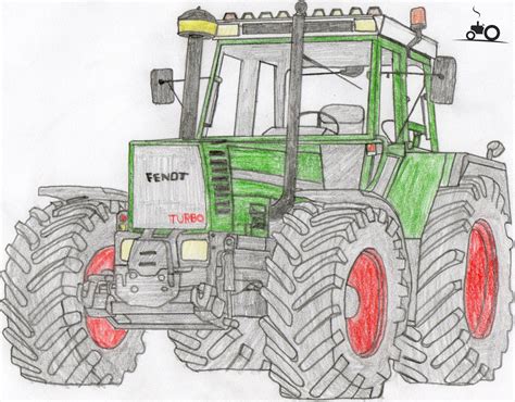 Kleurplaat Fendt Mewarna08 Kleurplaat Trekker Deutz Трактор
