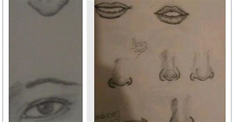 i have been practicing more facial feautures and i just need to learn how to draw hair next