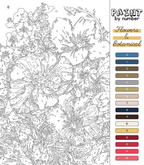 Paint By Number Templates 20 Free PDF Printables Printablee Color