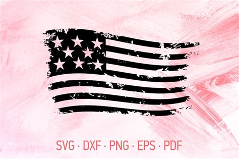287 Cricut Distressed American Flag Svg Free