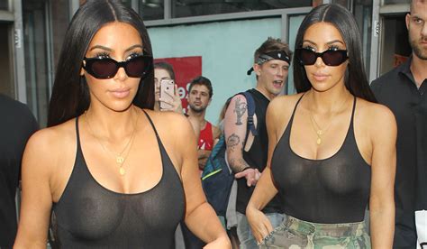 Kim Kardashian Steps Out In Most Revealing Outfit Yet As She Shows Off