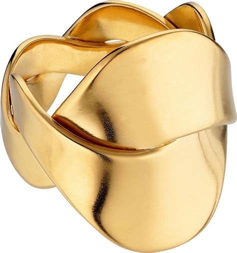 Jane Kønig Big Wavy Ring 3 butikker se bedste pris