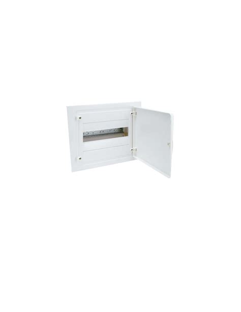 Coffret encastré 1 rangée 12 Modules porte opaque HAGER VF112PR