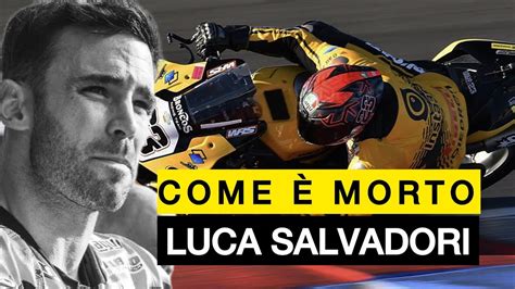 Come è morto Luca Salvadori la dinamica dellincidente sul circuito