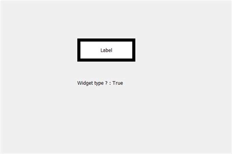 Pyqt Label Checking If Label Is Widget Type Geeksforgeeks