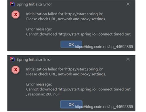 idea使用spring initializr 创建springboot项目超时问题解决办法 springboot initializer connect timedout csdn博客