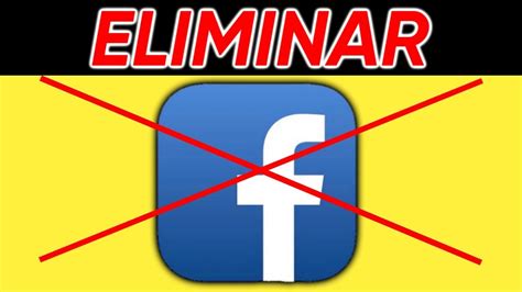 Como ELIMINAR Una Cuenta De FACEBOOK En 2023 YouTube