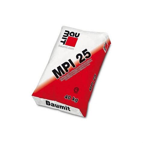 POTERY BETÓNY NIVELÁCIE Baumit MPI 25 vápennocementová