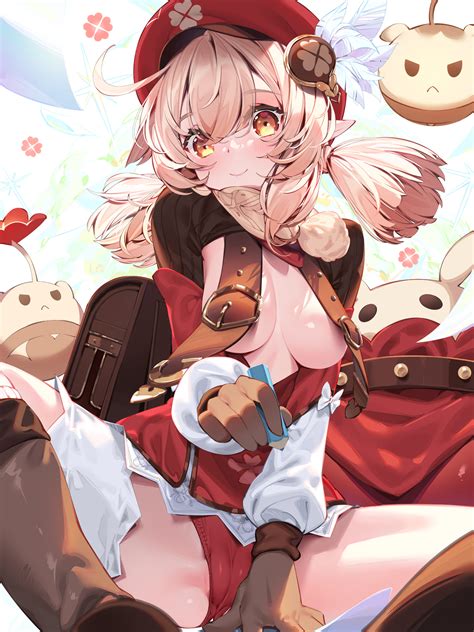 Klee And Jumpy Dumpty Genshin Impact Drawn By Waterring Danbooru