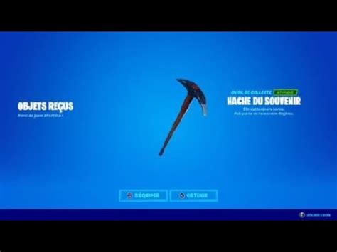 COMMENT OBTENIR LA PIOCHE ULTRA RARE Hache De Souvenir GRATUITEMENT