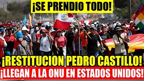 Ltimo Minuto Manifestantes Entran A La Onu En Ee Uu Para Botar A Dina