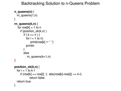 ppt the n queens problem powerpoint presentation free download id 4815123