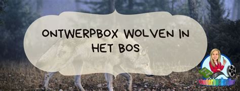 Ontwerpbox Wolven In Het Bos Kinderboekenjuf Nl
