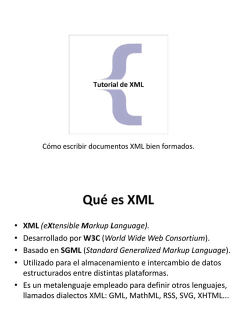 tutorial xml clase pdf xml lenguaje de marcado