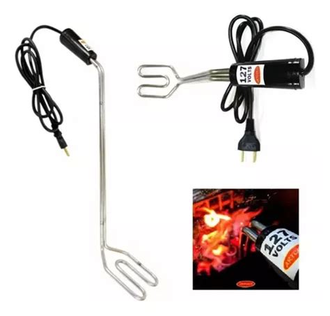 Acendedor Eletrico De Churrasqueira A Carvão E Lareiras 64cm Frete grátis