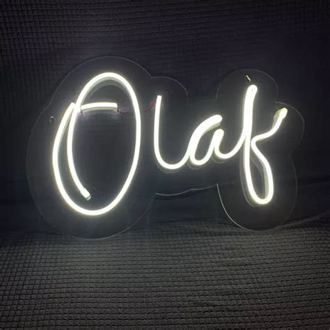 Letrero Led Neon Nombre Personalizado X Cmcolor A Elegir Meses