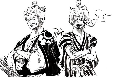 Roronoa Zoro Zorojuro Sanji Vinsmoke Sangoro Straw Hat Pirates