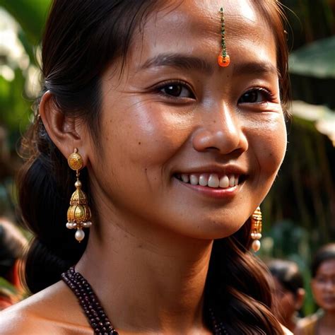 Premium Photo Cambodian Woman From Cambodia Typical National Citizen