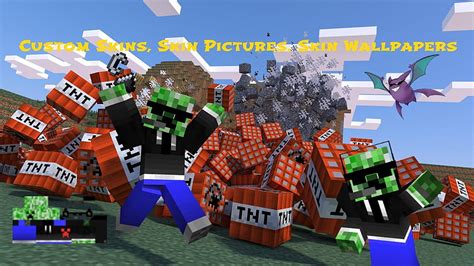 Eox Minecraft Custom Skin Minecraft Tnt Hd Wallpaper Pxfuel